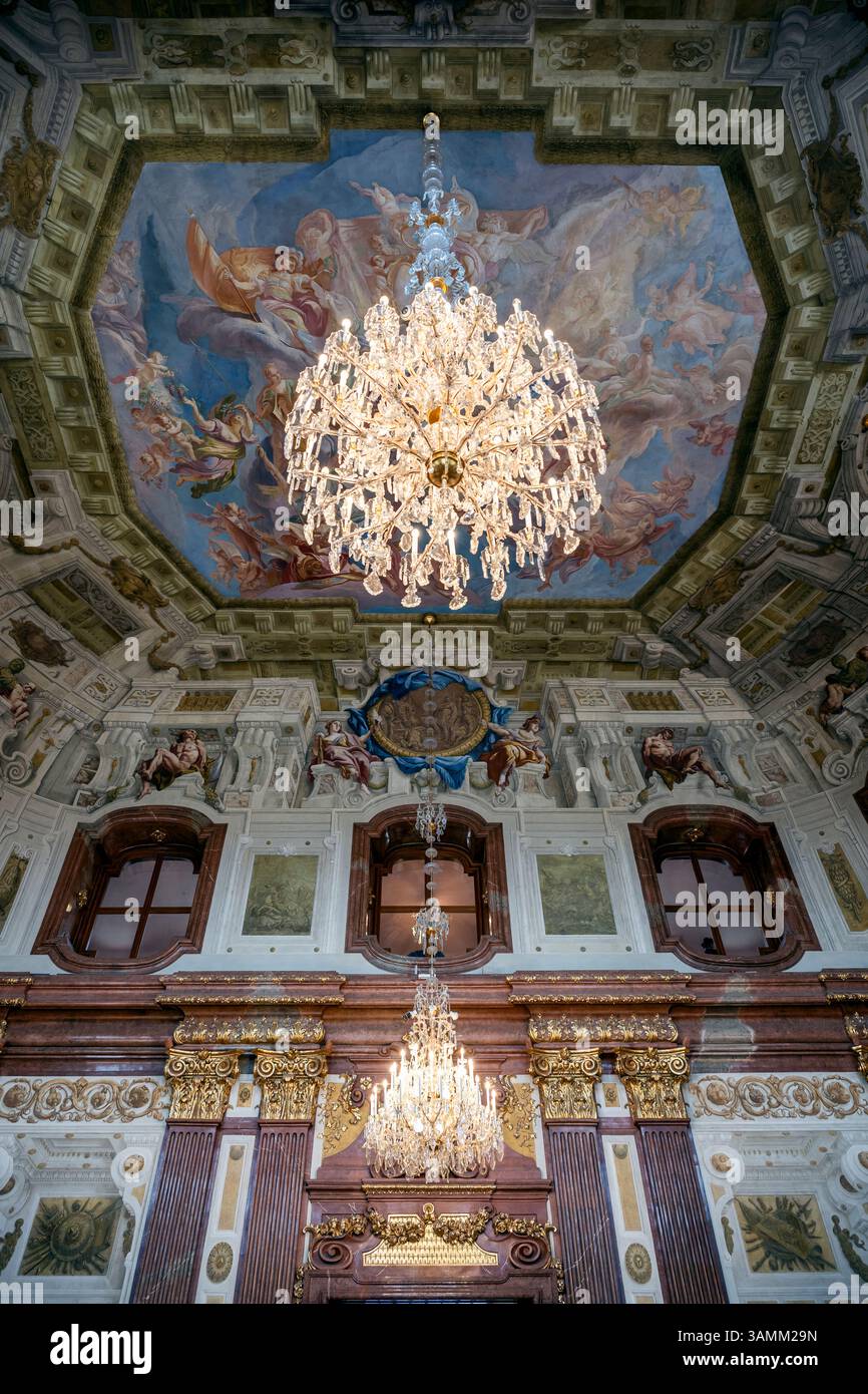 Ceiling painting marble hall hi-res stock photography and images - Alamy