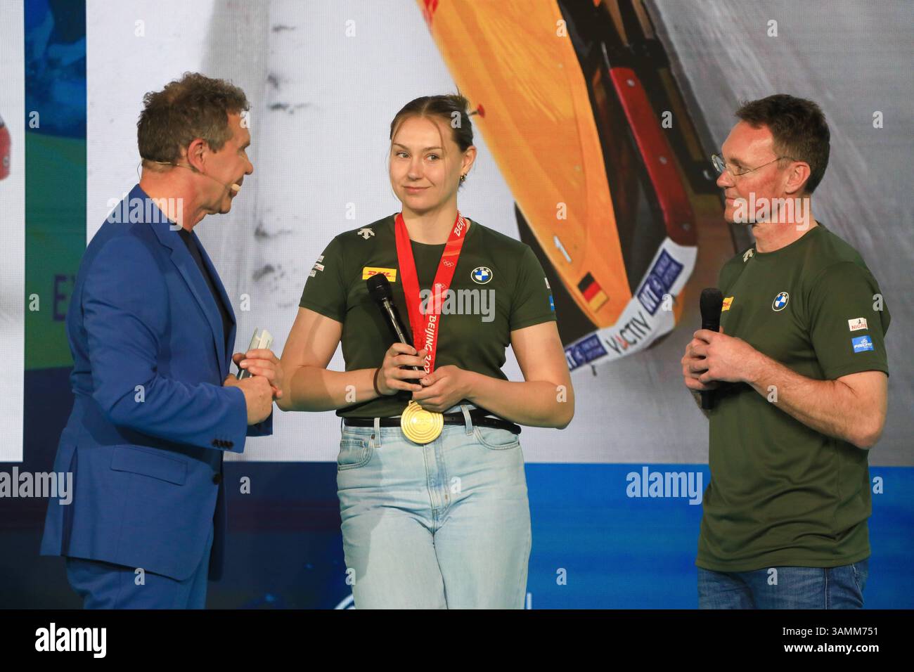 BVMW Zukunftstag Mittelstand 2025 Moderator Roman Roell, Laura Nolte ...