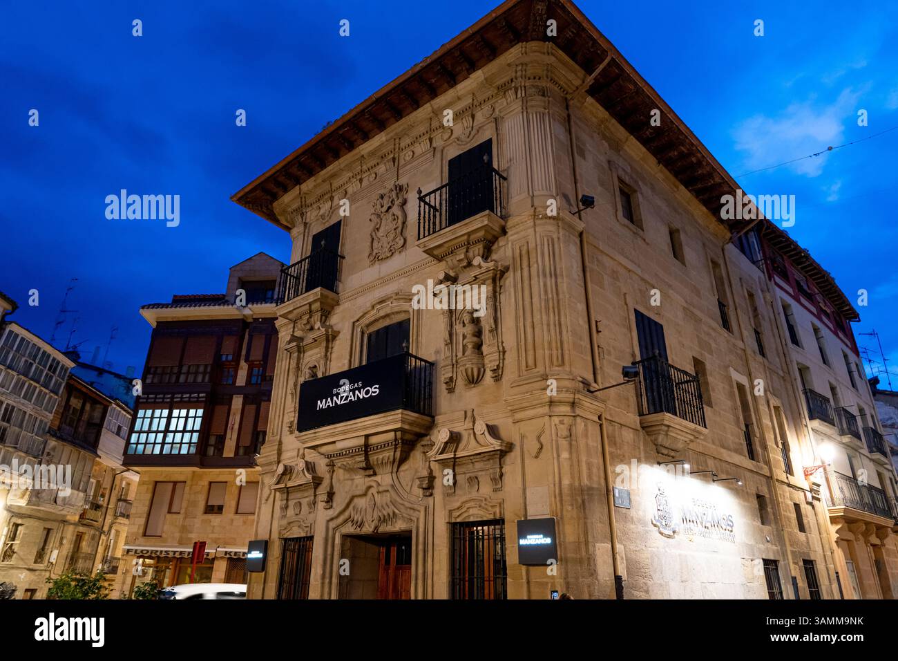 Historic Streetscape of Haro, La Rioja, Spain Stock Photo - Alamy
