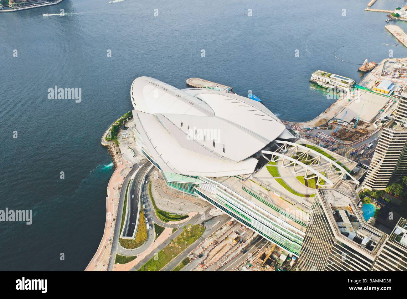 Aerial view hong kongs hi-res stock photography and images - Alamy