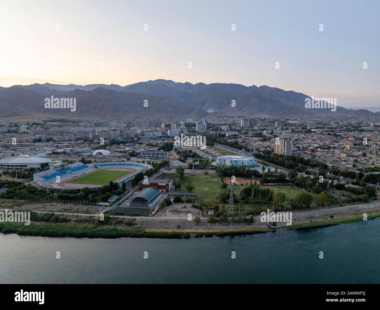 Stadium surrounded nature sunset hi-res stock photography and images ...