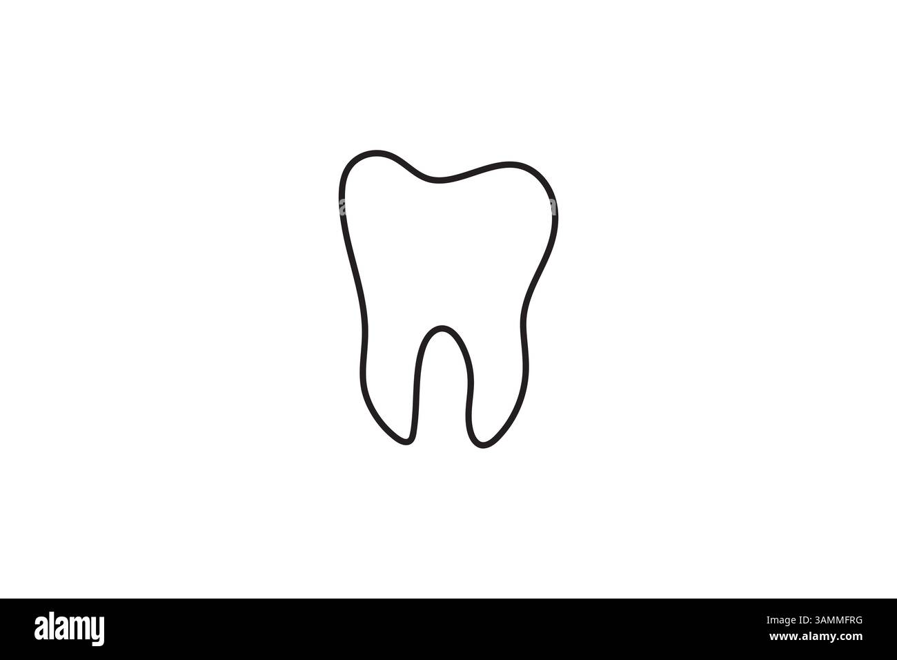 Continuous minimalist online drawing of teeth single line art creative ...