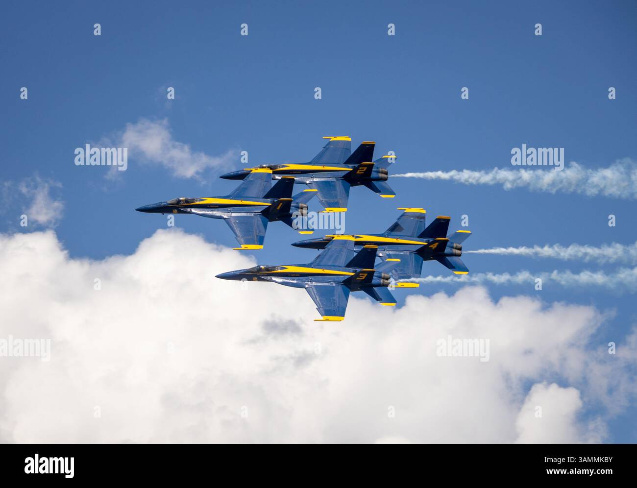 The U.S. Navy Flight Demonstration Team, the Blue Angels, perform ...
