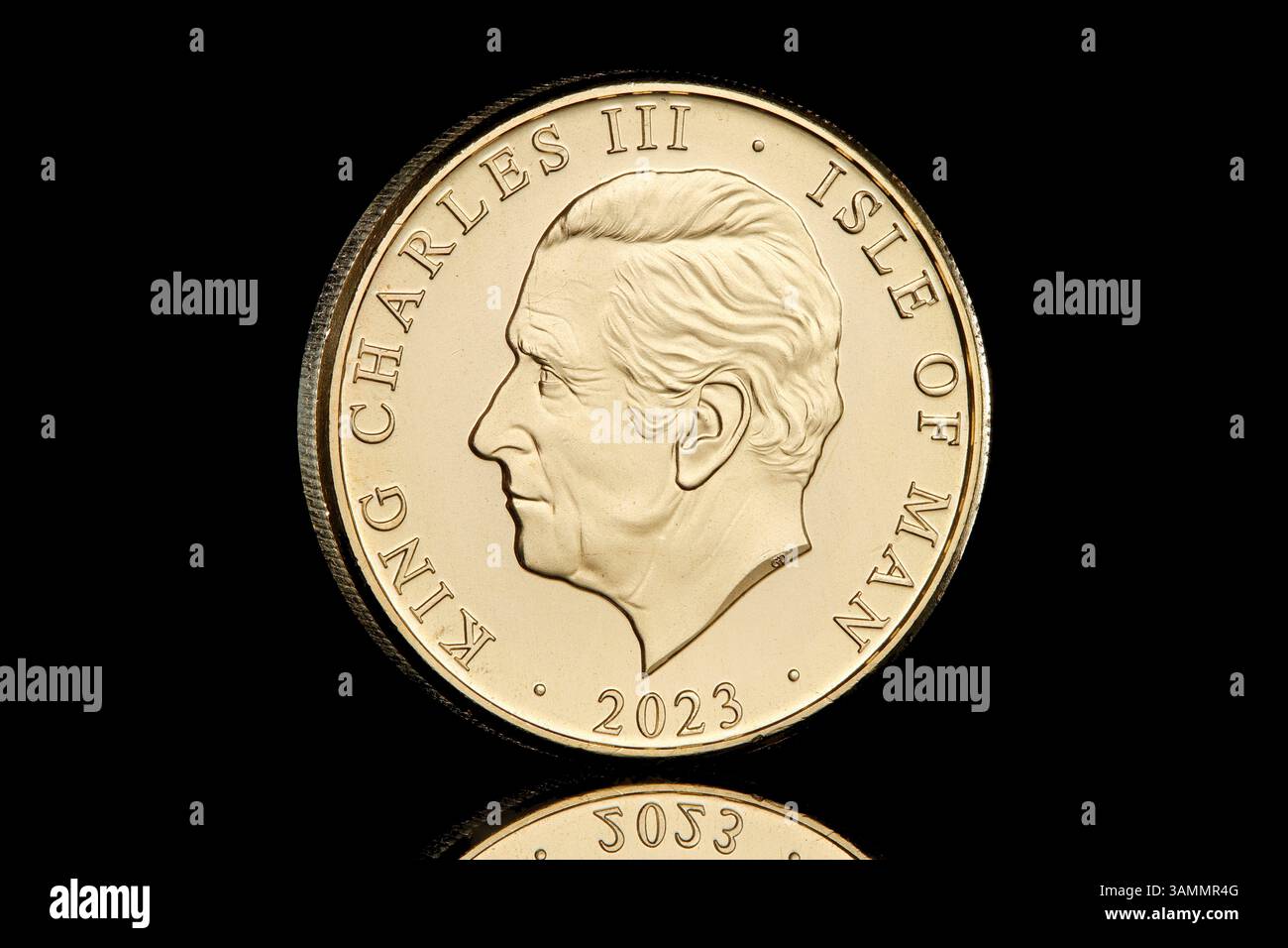 The first Isle Of Man £1 coin to bear the portrait of the new monarch ...