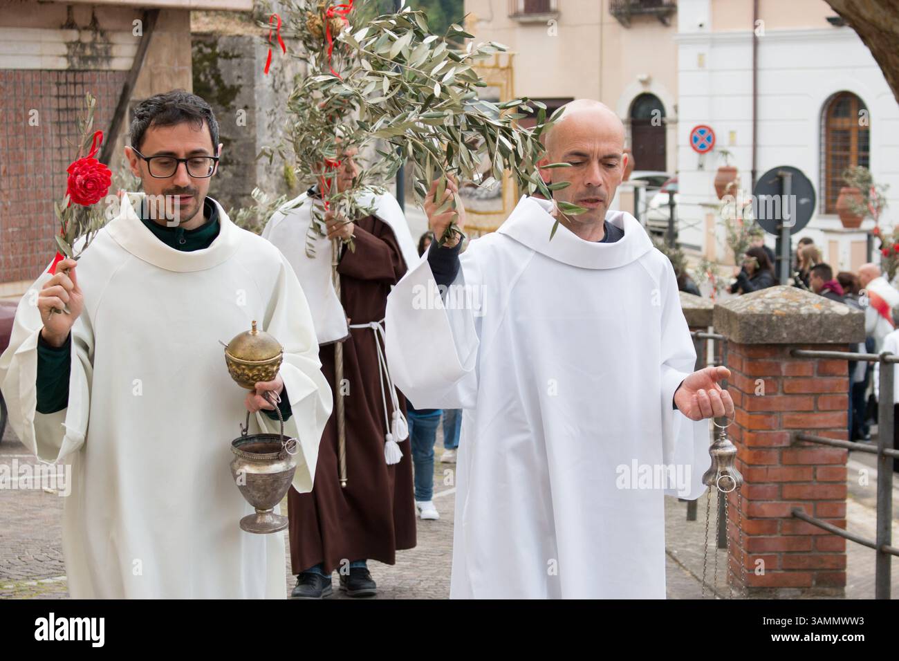 Roccasecca, Italy. 14th Apr, 2025. **NO LIBRI** Italy, Roccasecca, 2025 ...