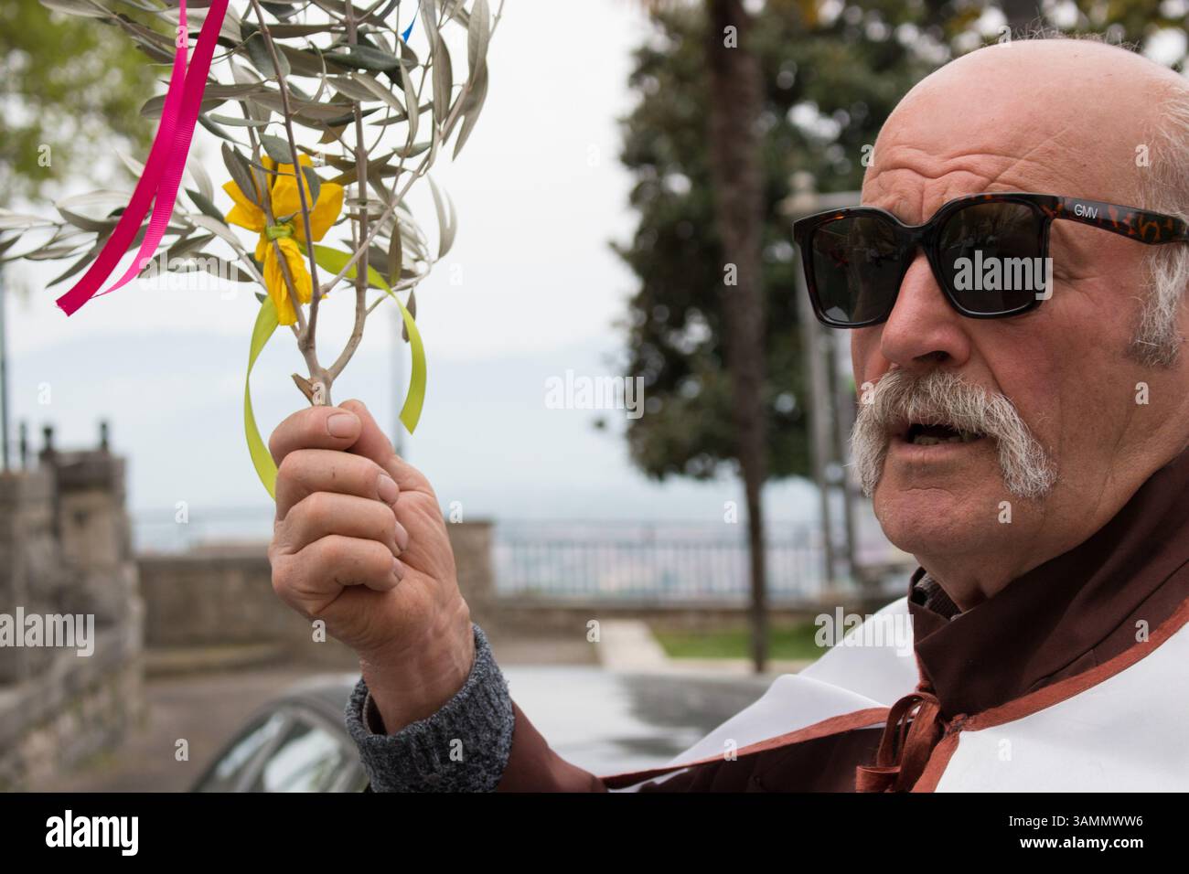 Roccasecca, Italy. 14th Apr, 2025. **NO LIBRI** Italy, Roccasecca, 2025 ...