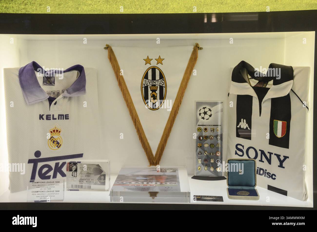 June 1, 2012 - Juventus and Real Madrid shirts used in UEFA Champions ...