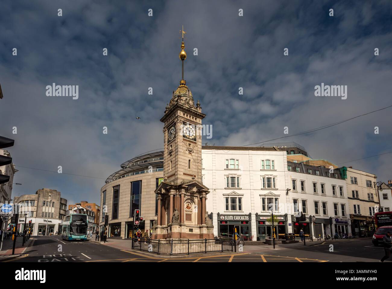 Brighton, April 14th 2025: The Clock Tower, Brighton Stock Photo - Alamy