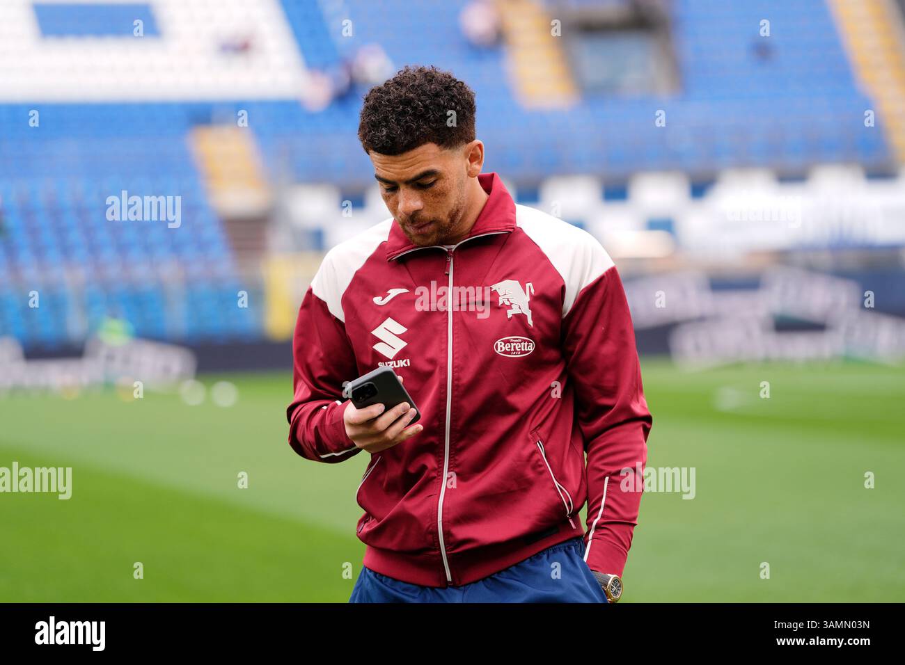 Torino’s Che Adams before the Serie A soccer match between Como v ...