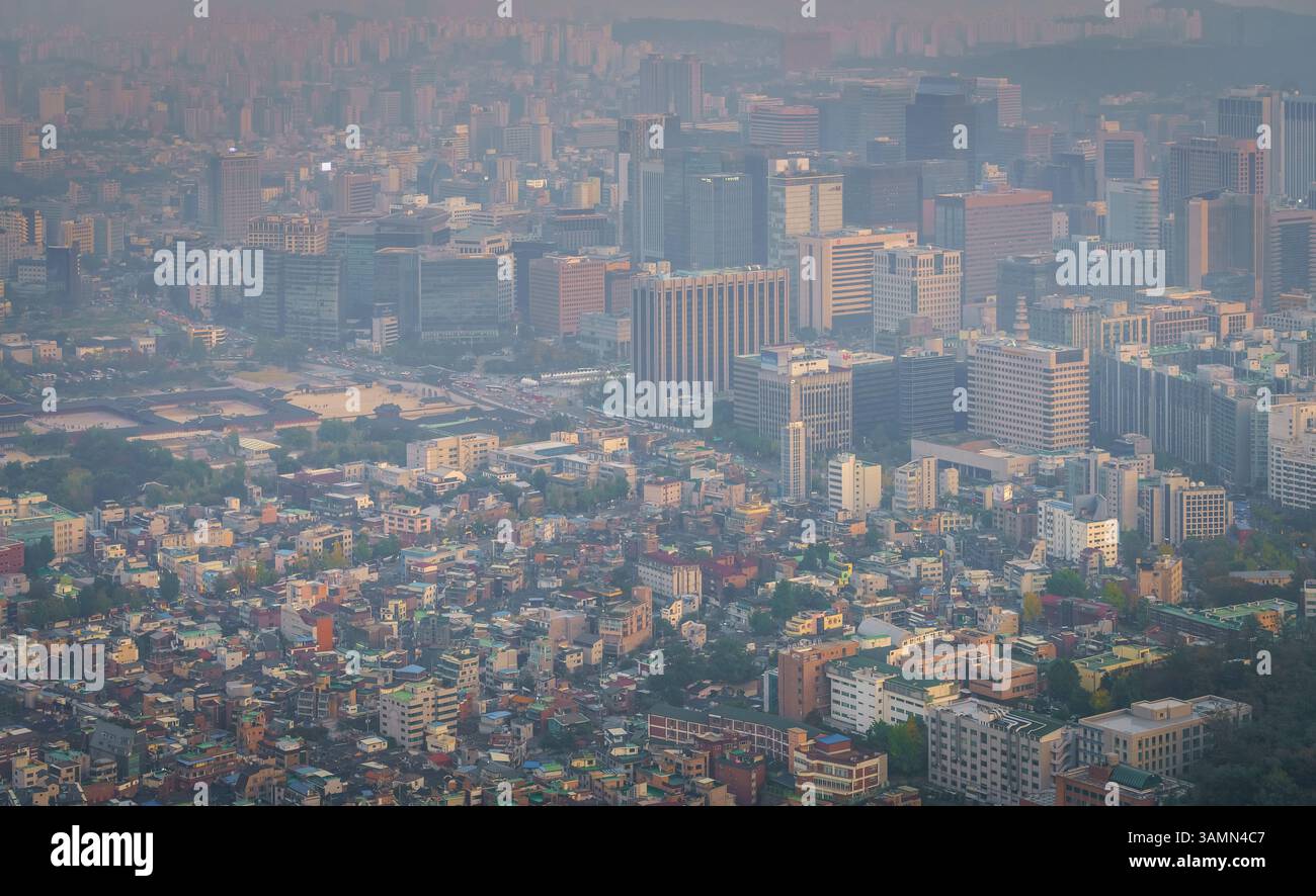 Korea seoul drone hi-res stock photography and images - Alamy