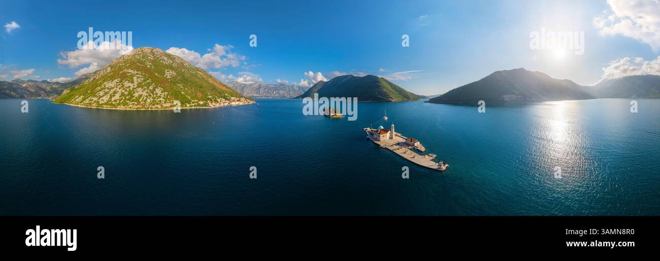 Panoramic view island gospa od hi-res stock photography and images - Alamy