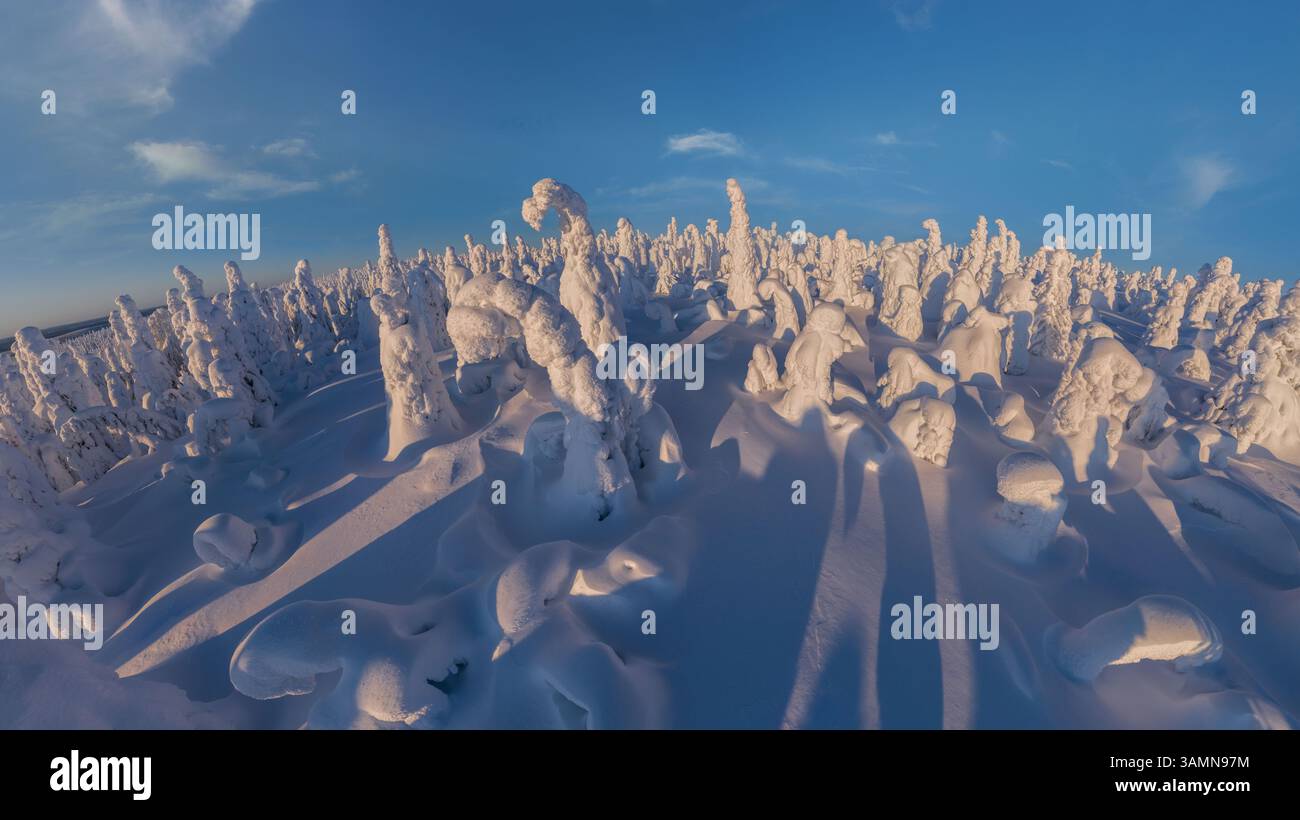 Aerial view of Lapland, Finland Stock Photo - Alamy