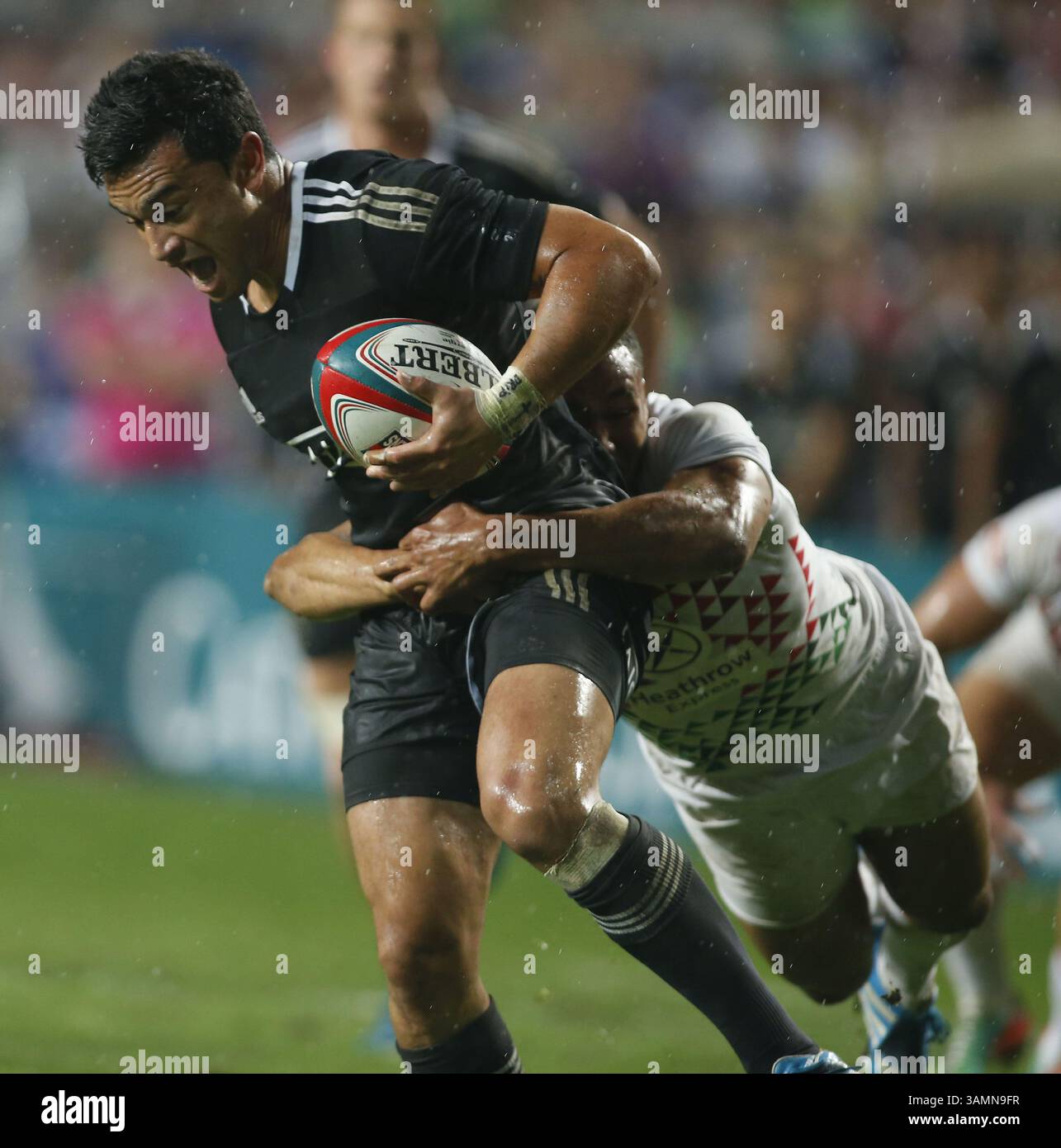 March 30, 2014 - Hong Kong, Hong Kong - Sherwin Stowers (9) of the New ...