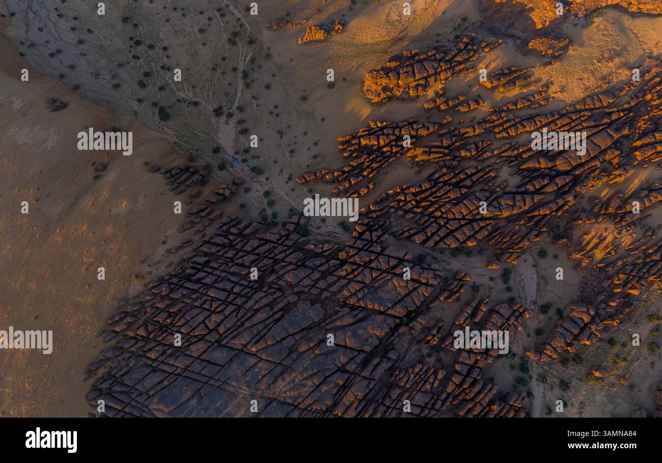 Aerial view of Chad, South Sahara Stock Photo - Alamy