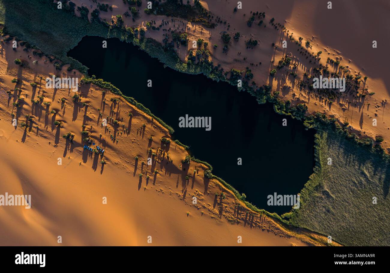 Aerial view of South Sahara, Chad Stock Photo - Alamy