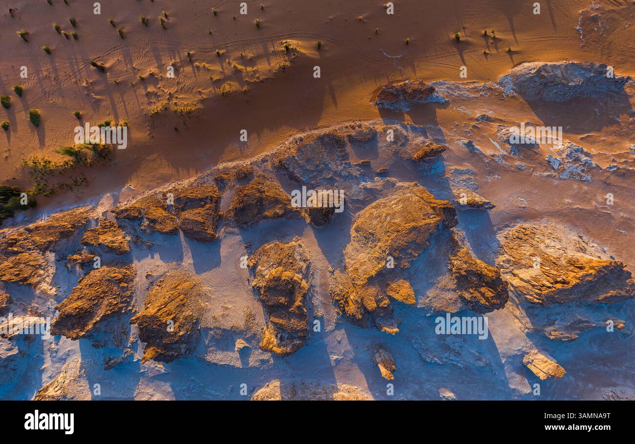 Aerial view of South Sahara, Chad Stock Photo - Alamy