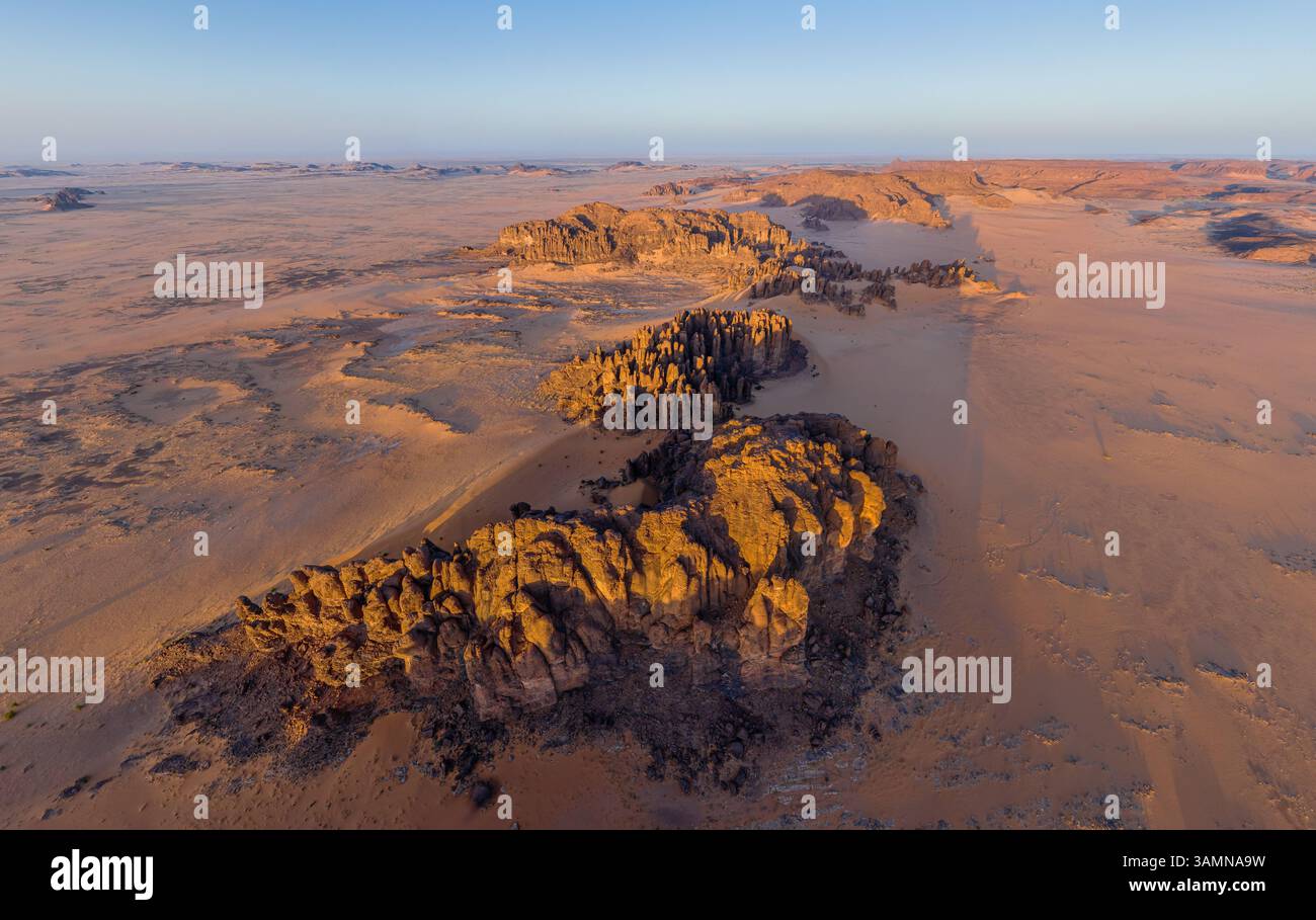Aerial view of Chad, South Sahara Stock Photo - Alamy
