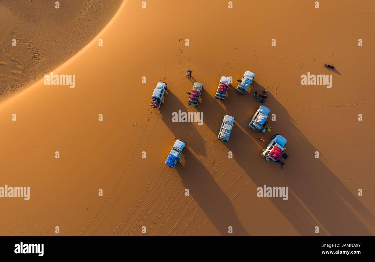 Aerial view of South Sahara, Chad Stock Photo - Alamy