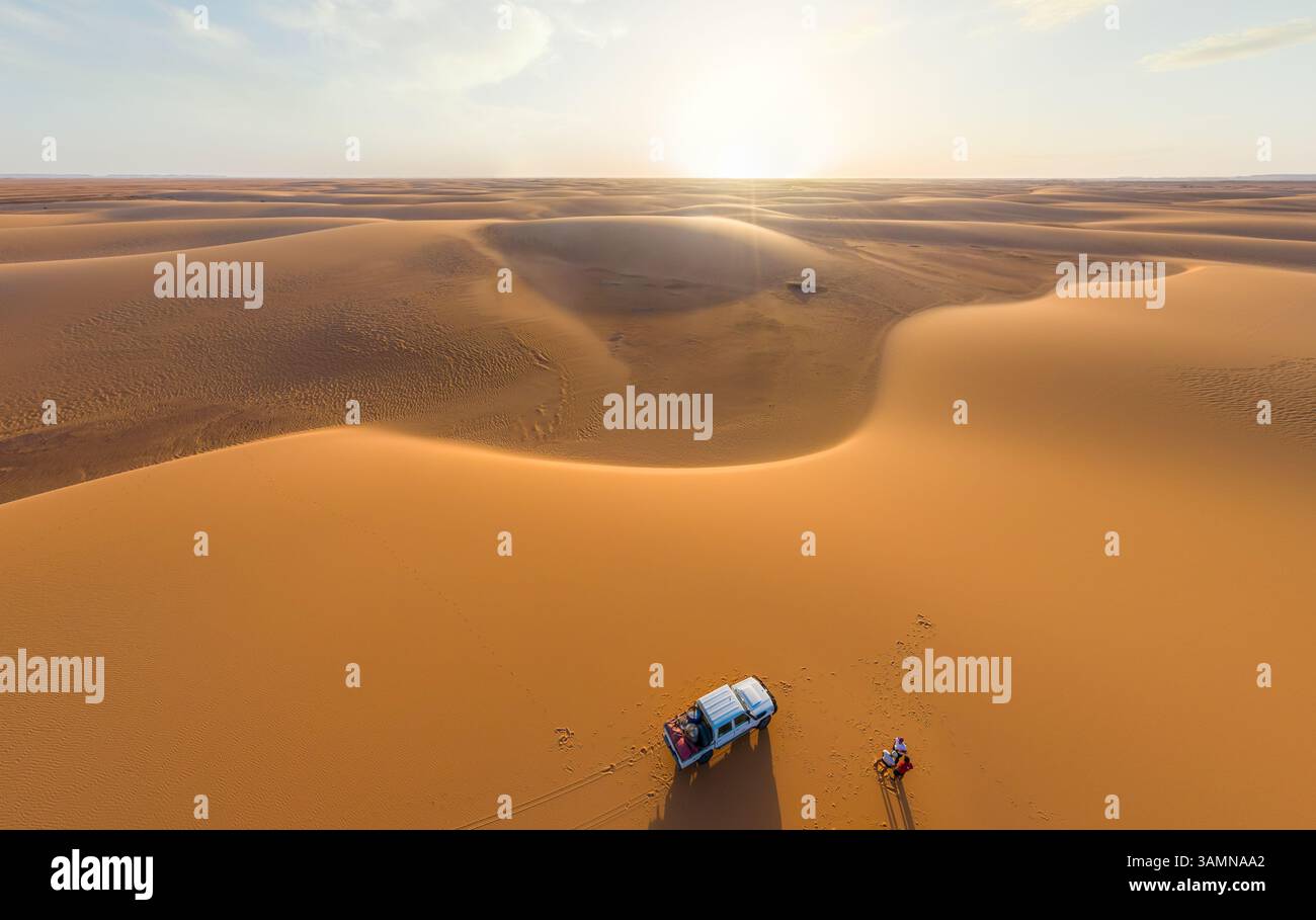 Aerial view of South Sahara, Chad Stock Photo - Alamy