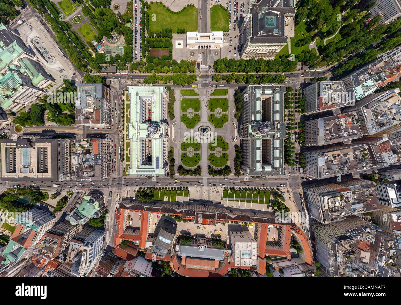 Aerial view of Vienna city, Austria Stock Photo - Alamy