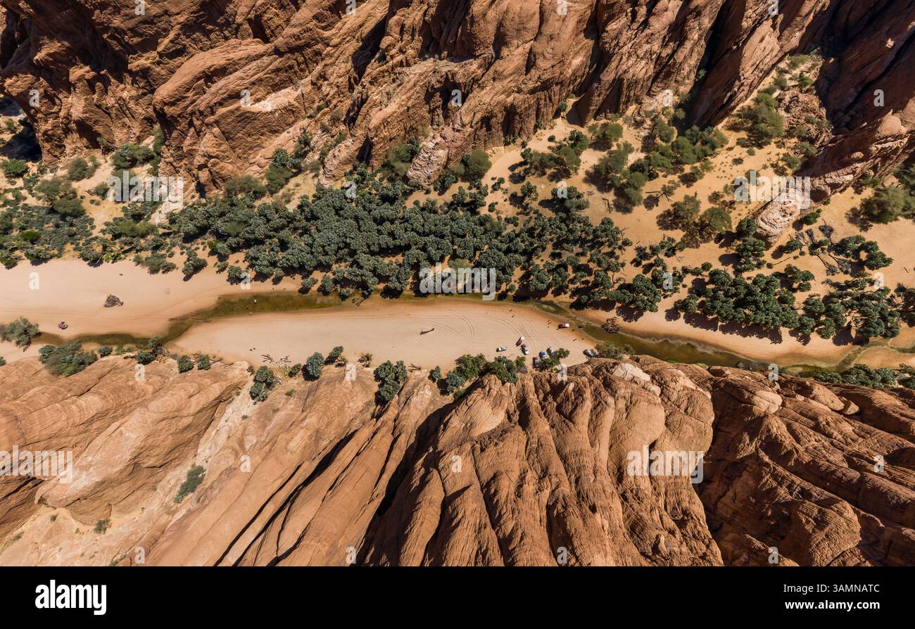 Aerial view of Chad Stock Photo - Alamy