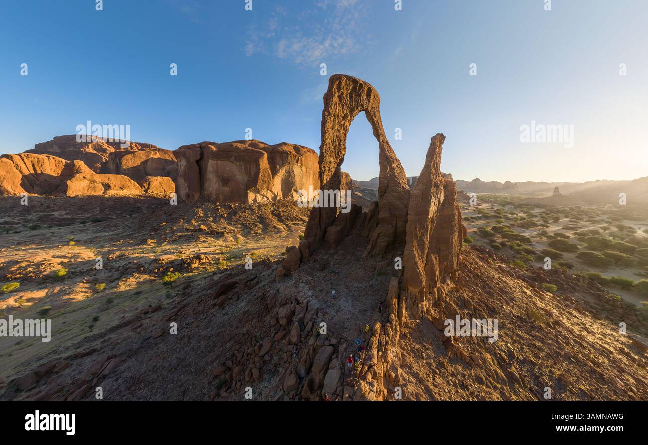 Aerial view of Chad Stock Photo - Alamy