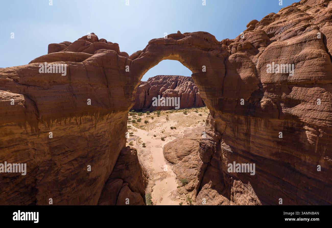 Aerial view of Chad Stock Photo - Alamy