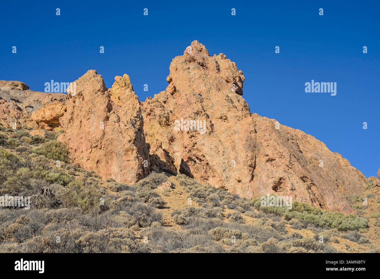 Felsenformation Roques de Garcia, Parque Nacional del Teide, Teneriffa, Spanien *** Roques de ...