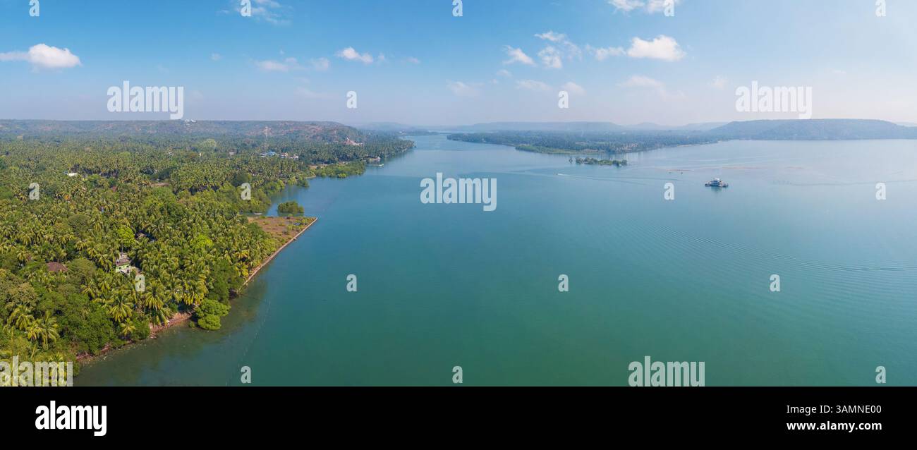 Aerial view of North Goa landscape, India Stock Photo - Alamy