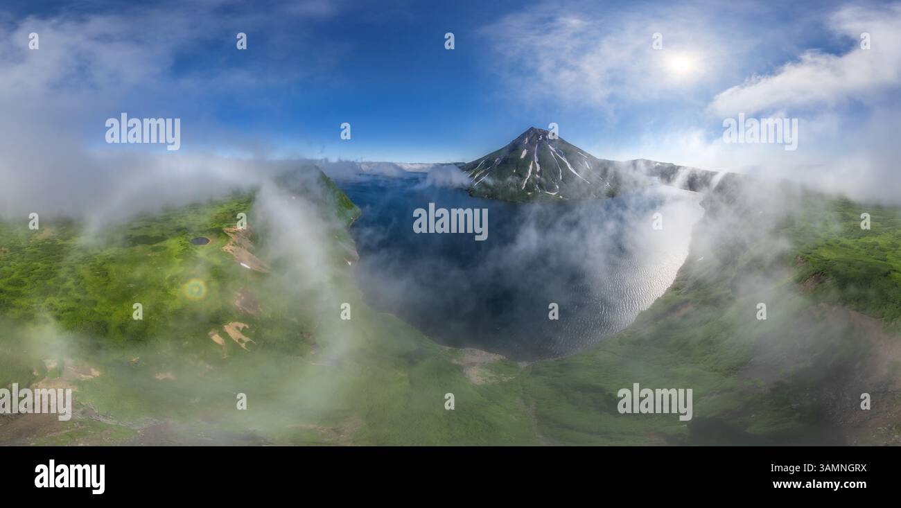 Aerial view of North Kurile Islands, Kamchatka, Russia Stock Photo - Alamy