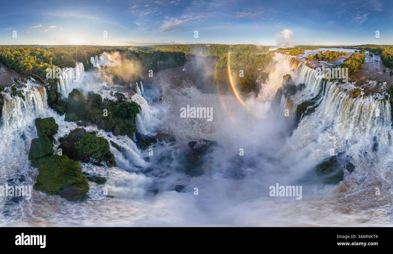 Iguazu falls aerial view hi-res stock photography and images - Alamy