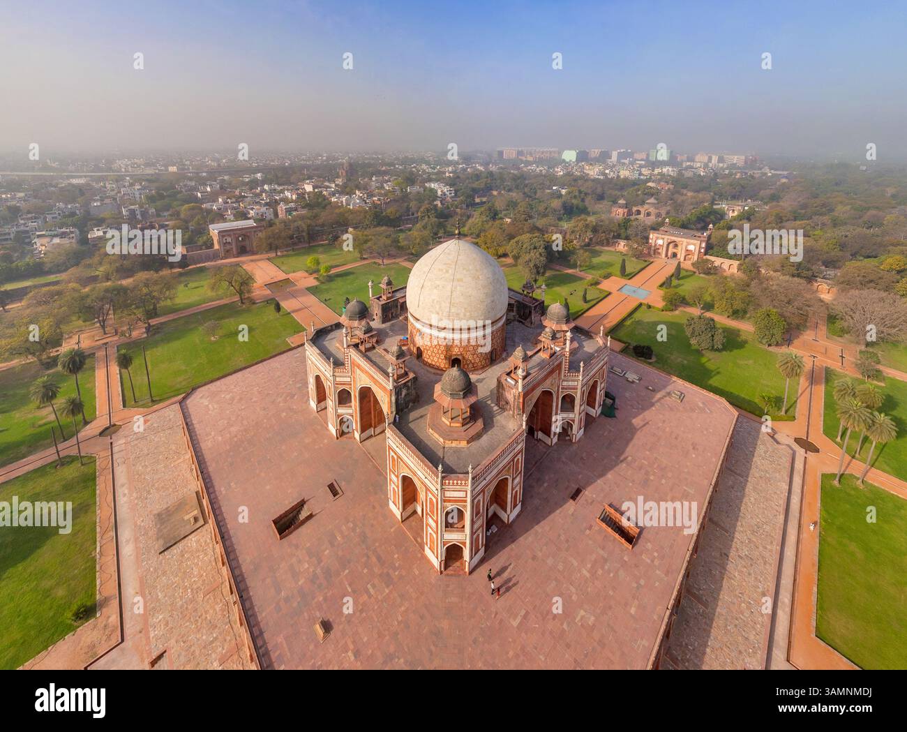 Aerial view of Humayun’s Tomb at New Delhi, India Stock Photo - Alamy