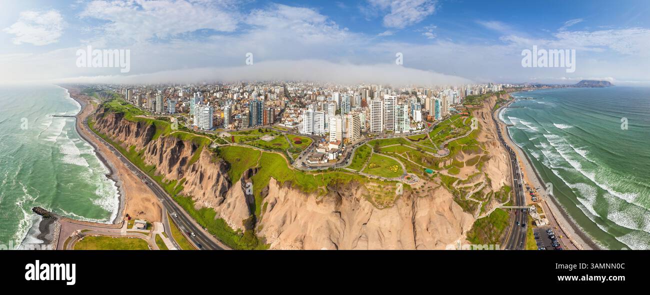 Aerial view of La Punta district, Lima, Peru Stock Photo - Alamy