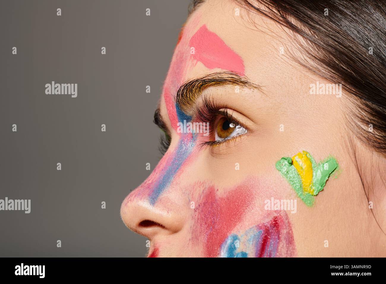 Bold face paint colors hi-res stock photography and images - Alamy