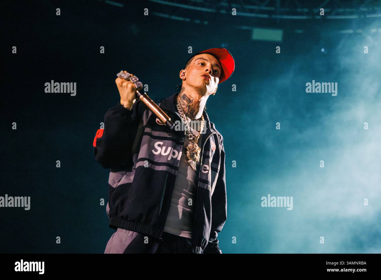 Milan, Italy. 10th Apr, 2025. British rapper Central Cee (Oakley Neil H ...