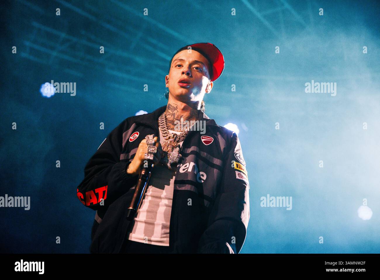 Milan, Italy. 10th Apr, 2025. British rapper Central Cee (Oakley Neil H ...