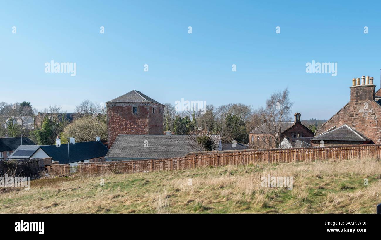 Galston, Scotland, UK - April 04, 2025: Ancient Scottish Built Tower ...