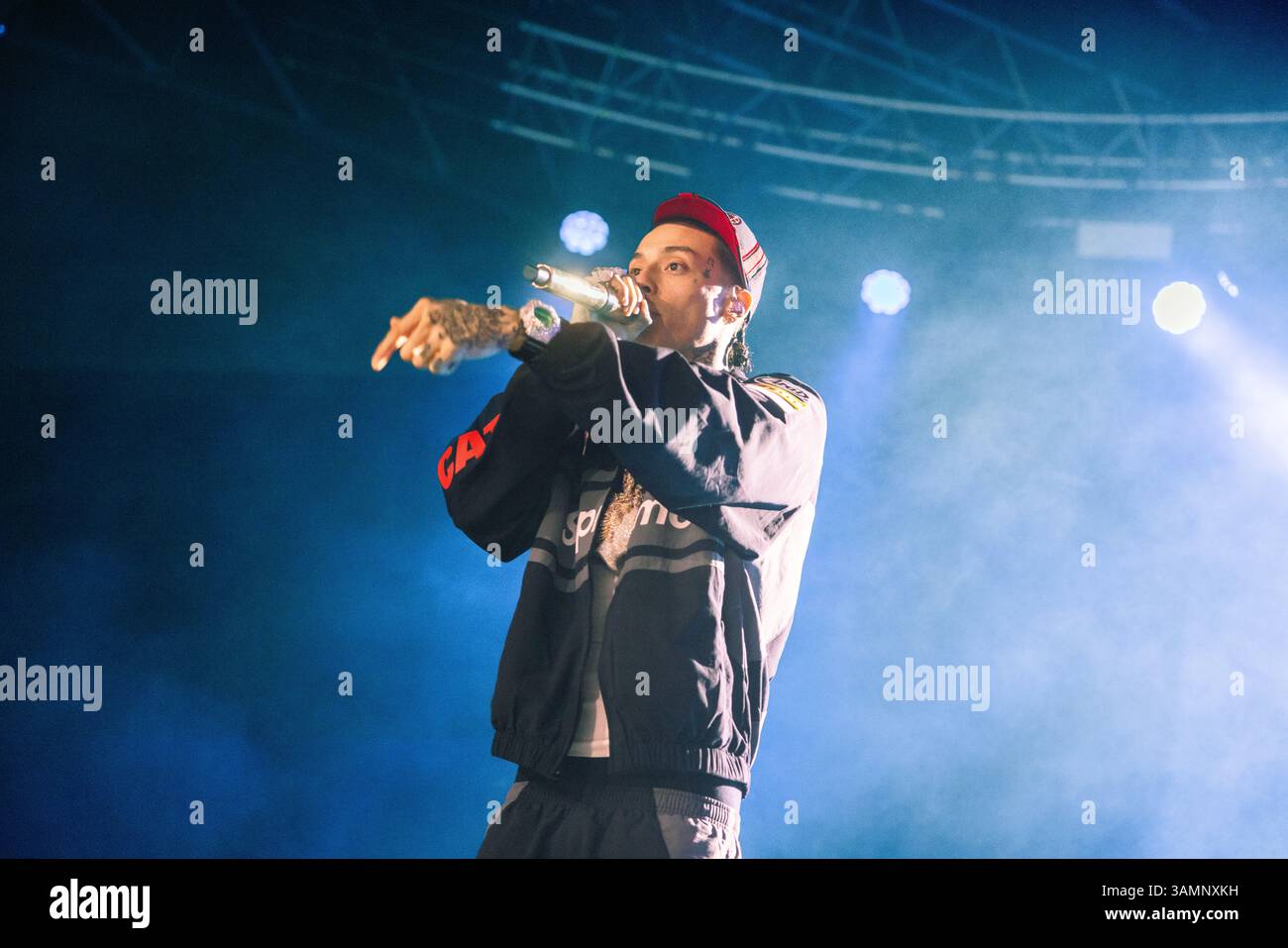 Milan, Italy. 10th Apr, 2025. British rapper Central Cee (Oakley Neil H ...