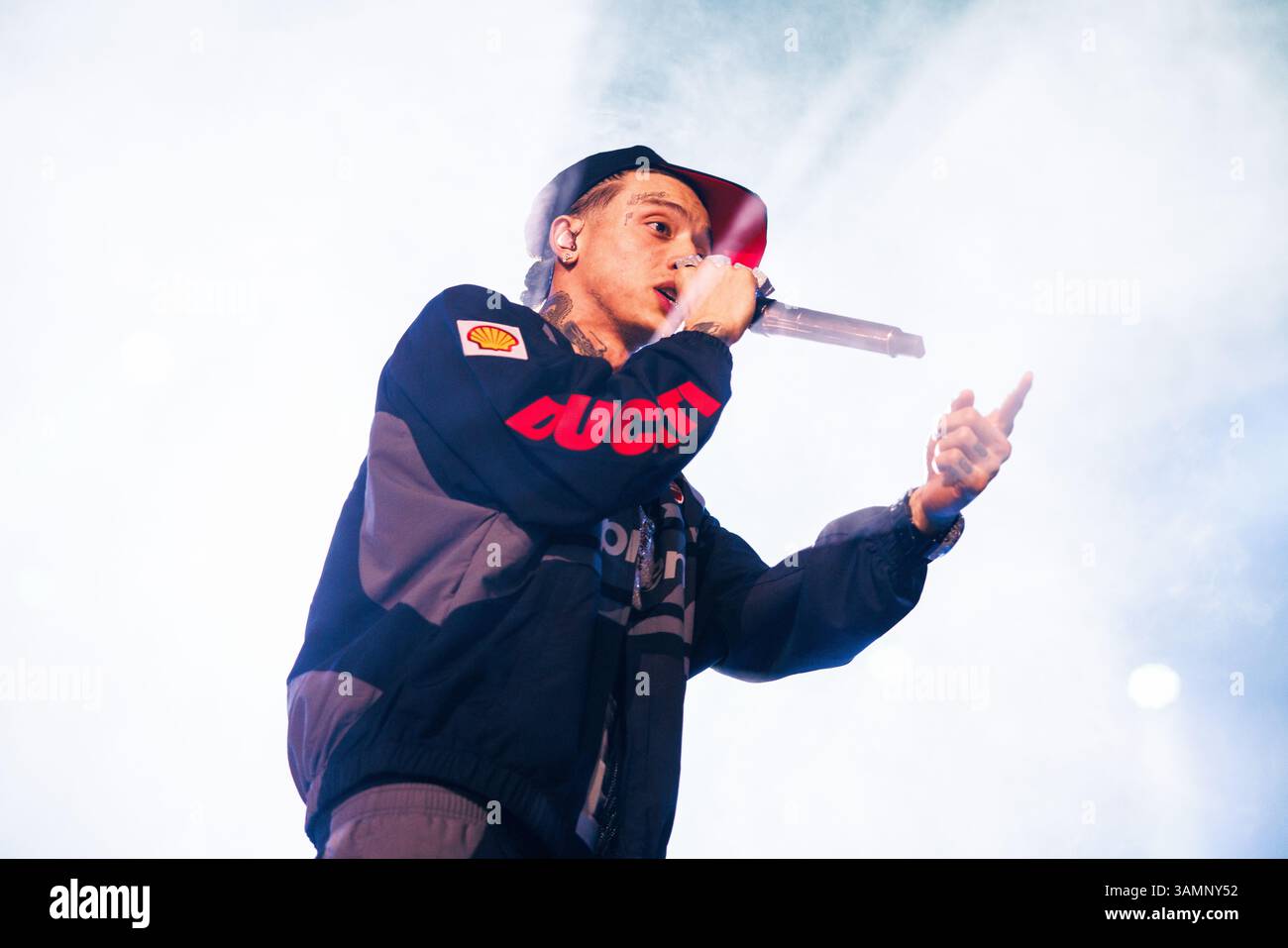 Milan, Italy. 10th Apr, 2025. British rapper Central Cee (Oakley Neil H ...