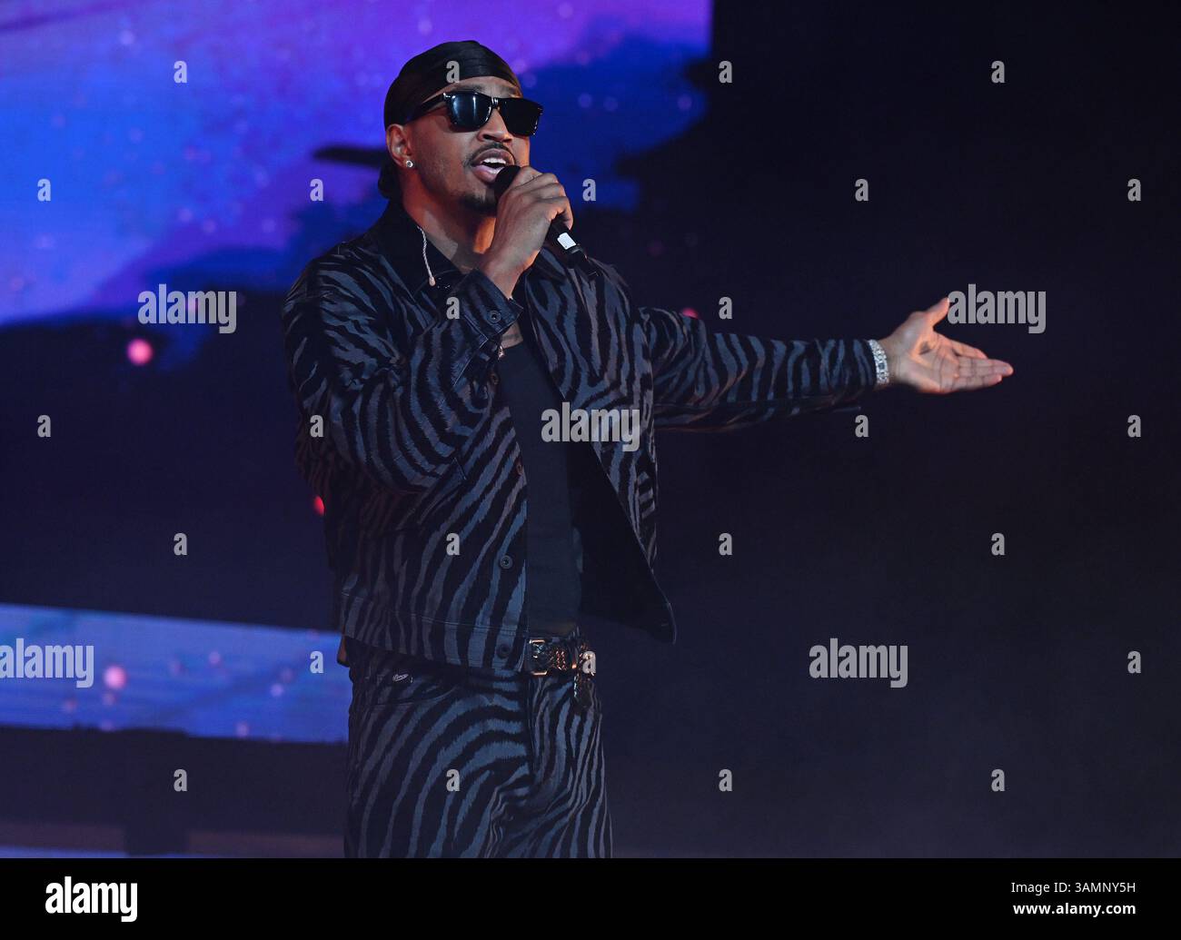Sunrise FL, USA. 13th Apr, 2025. Trey Songz performs during The ...