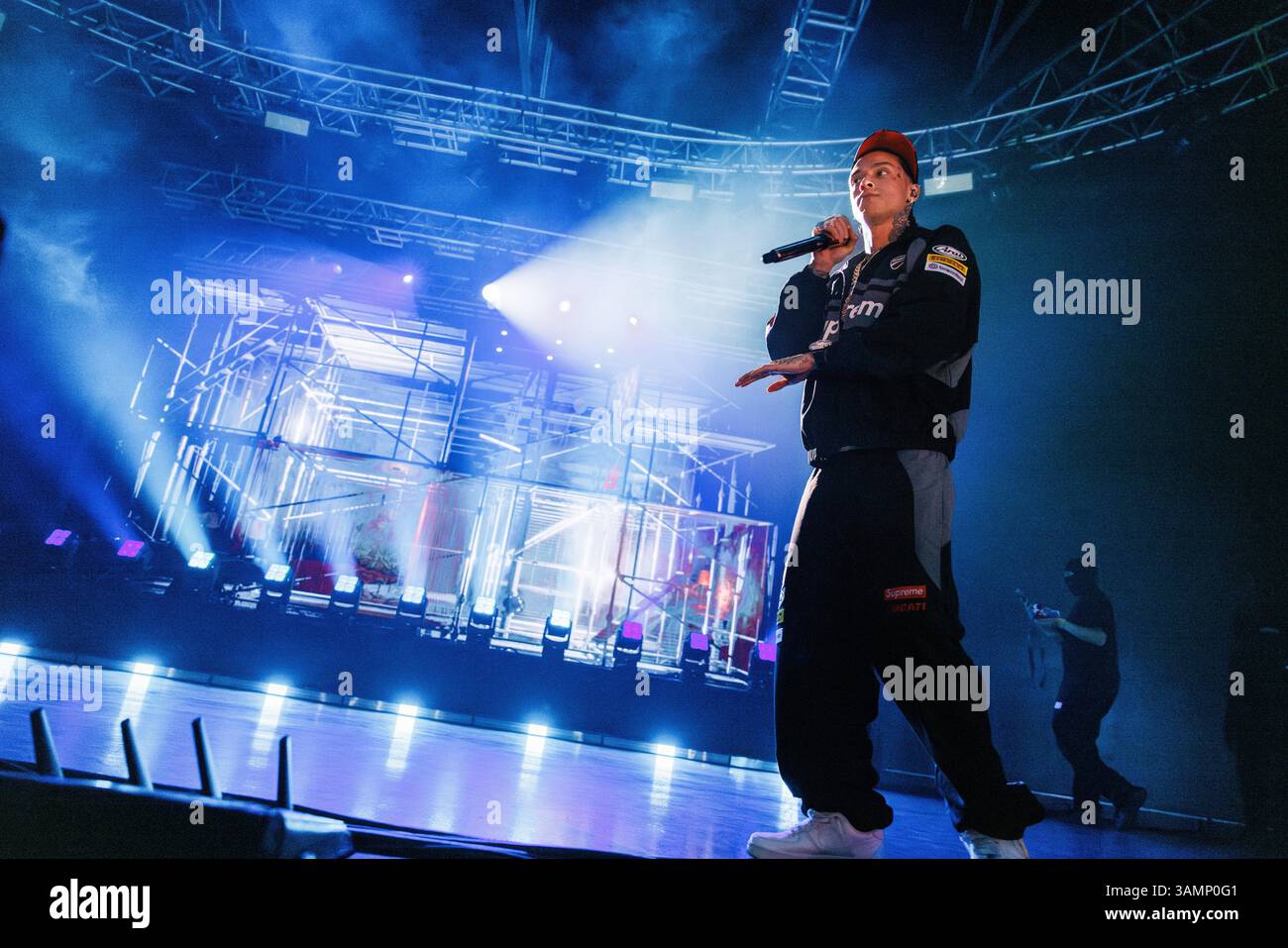 Milan, Italy. 10th Apr, 2025. British rapper Central Cee (Oakley Neil H ...