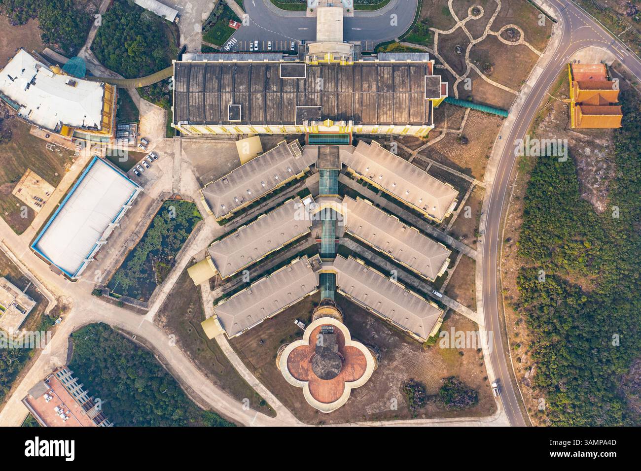 Aerial view of a 4-Star Hotel, Kaoh Touch, Cambodia Stock Photo - Alamy