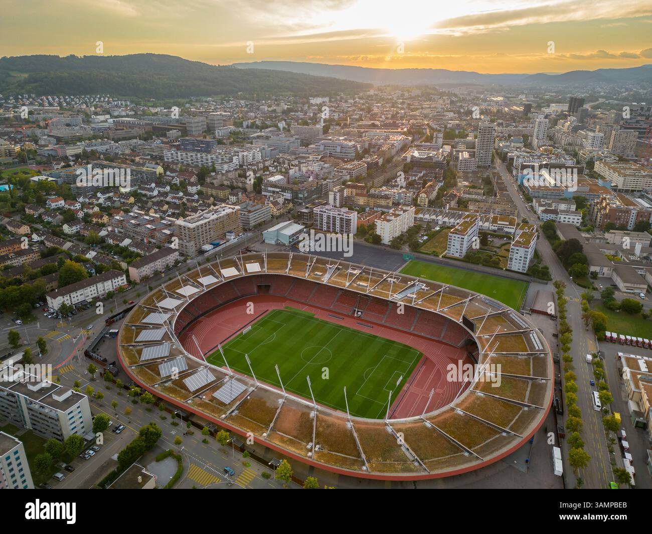Aerial View of Letzigrund Stadium, Zurich, Switzerland Stock Photo - Alamy