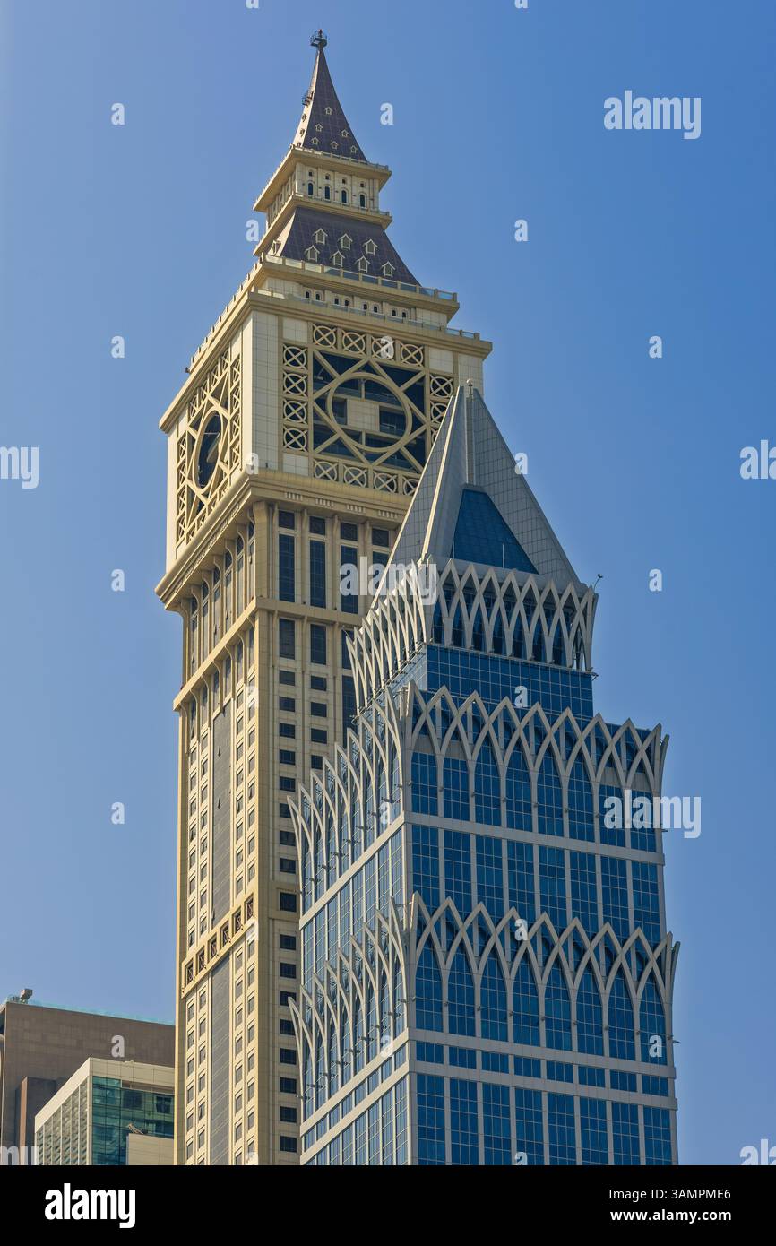 Dubai, United Arab Emirates. February 11, 2025. The Al Yaqoub Tower and ...