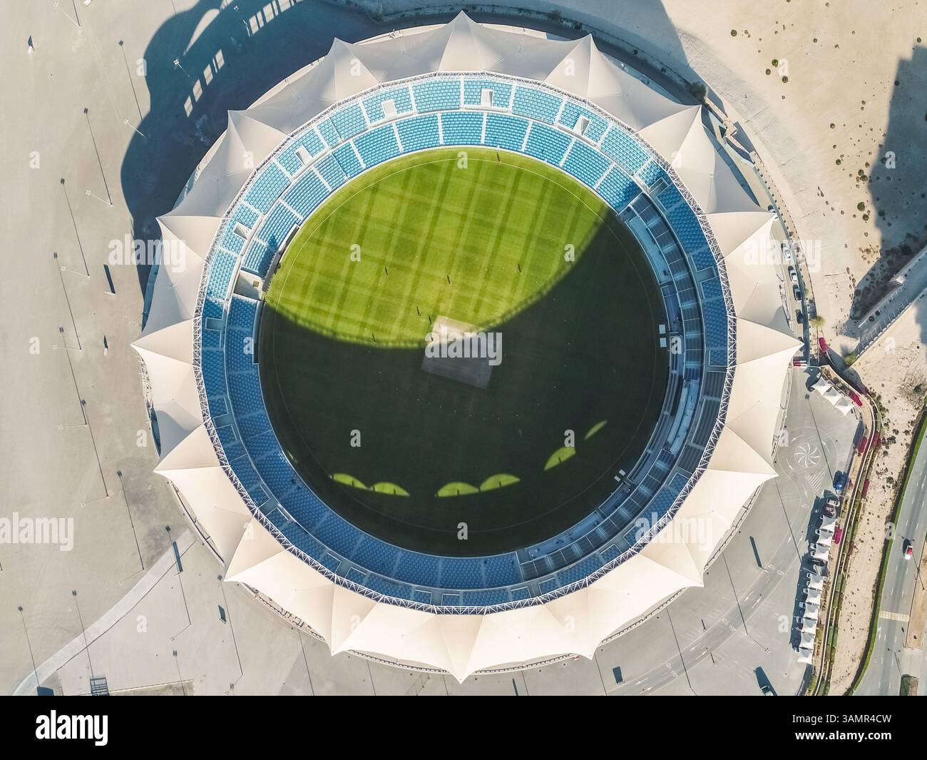 DUBAI, UNITED ARAB EMIRATES - 26 January 2017 : Aerial view of the ...