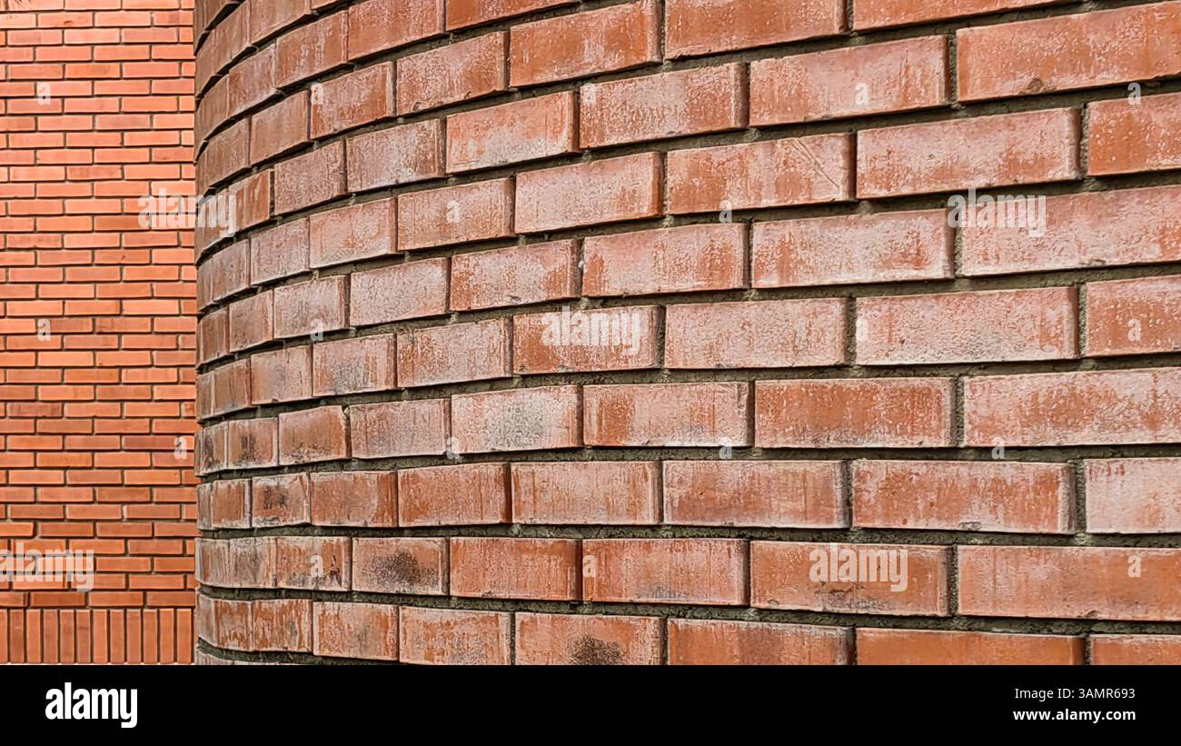 Around the Corner: Brick Layers Through Time Stock Photo - Alamy