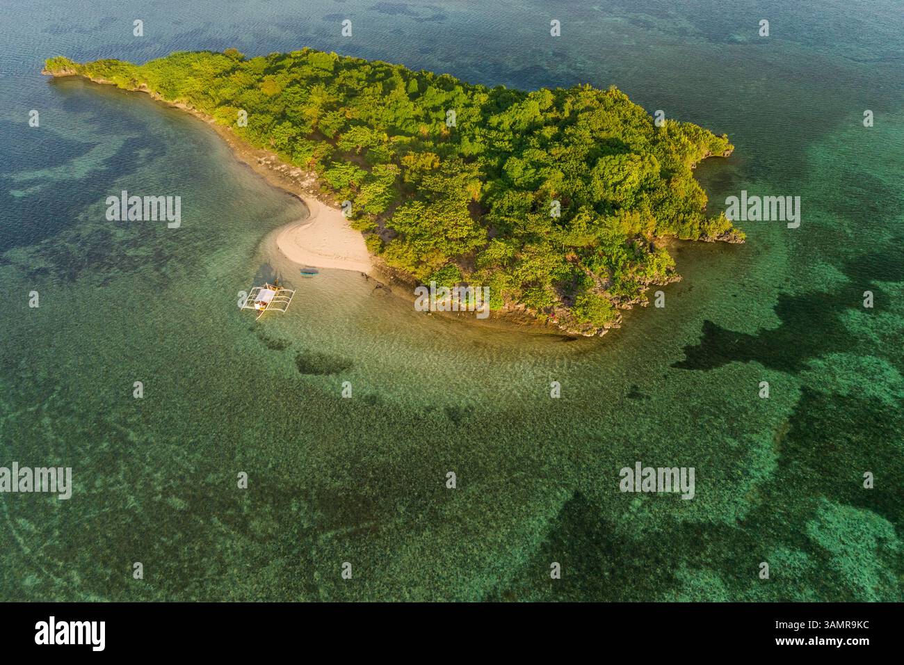 Aerial view of Sulpa island in Philippines Stock Photo - Alamy