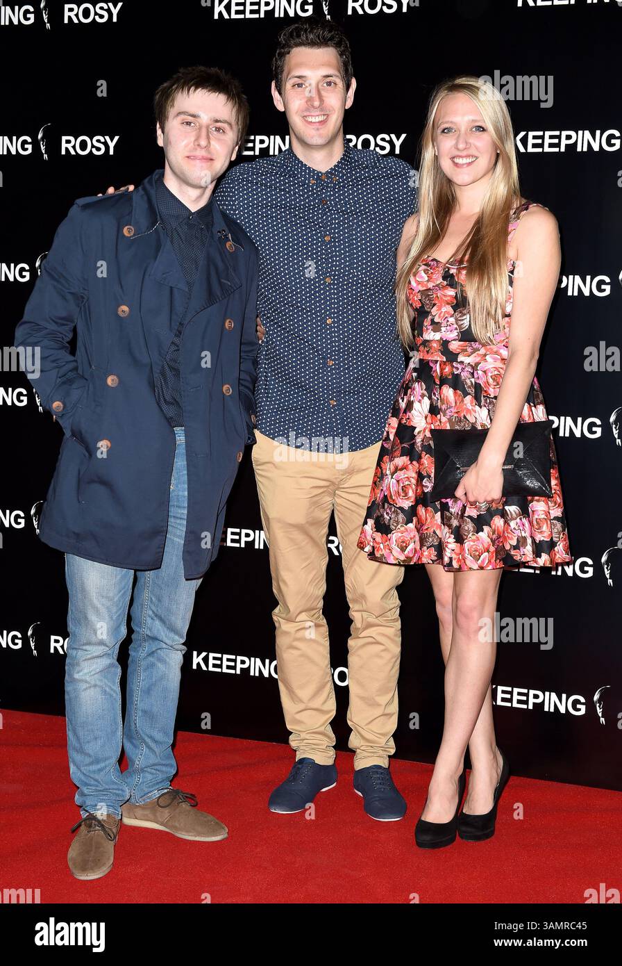 James Buckley, Blake Harrison and Emily Head at the premiere of ...