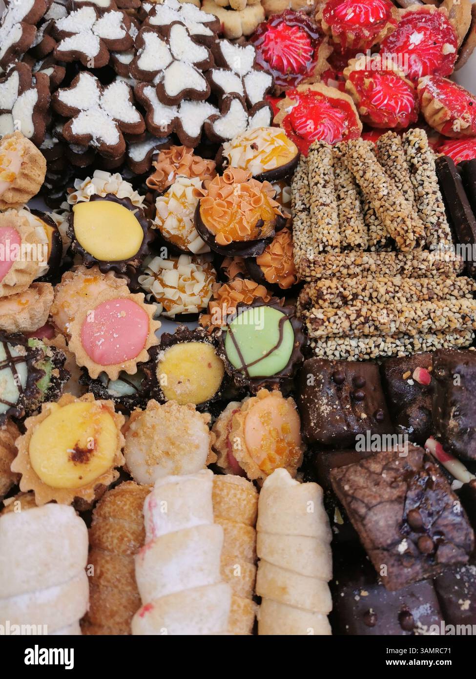 czech christmas cookies as very nice food background Stock Photo - Alamy