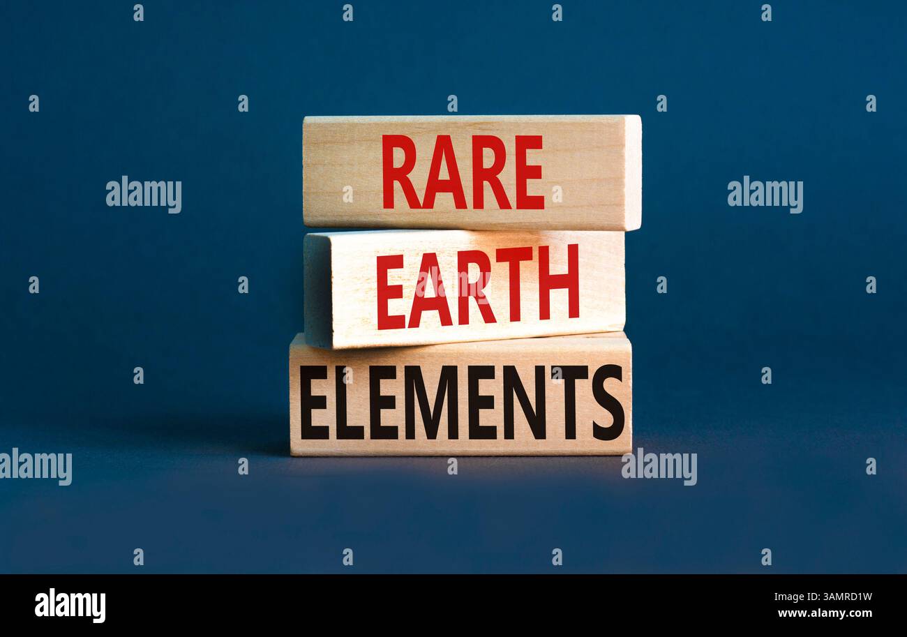 Rare earth elements symbol. Concept words Rare earth elements on ...